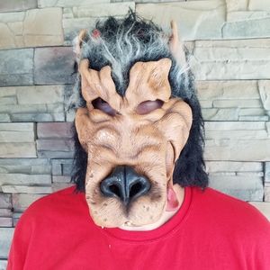 ByBy | Holiday | Latex Rubber Adult Halloween Costume Mask Werewolf ...